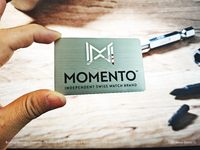 Custom Stainless Steel Business Cards | Durable Metal Name Cards – QX ...