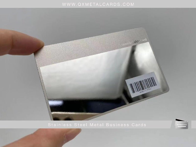 Premium Stainless Steel Business Cards | Custom Metal Cards | QX Metal ...